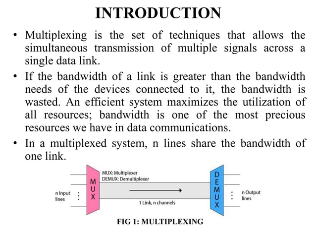 Frequency division multiplexing (FDM).pptx | Computer Networking | Computing