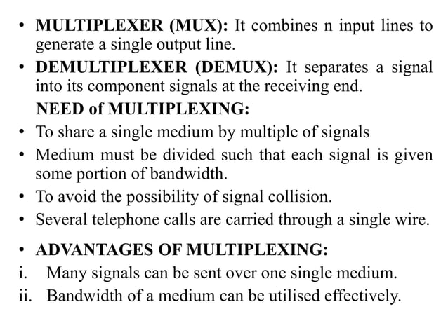 Frequency division multiplexing (FDM).pptx | Computer Networking | Computing