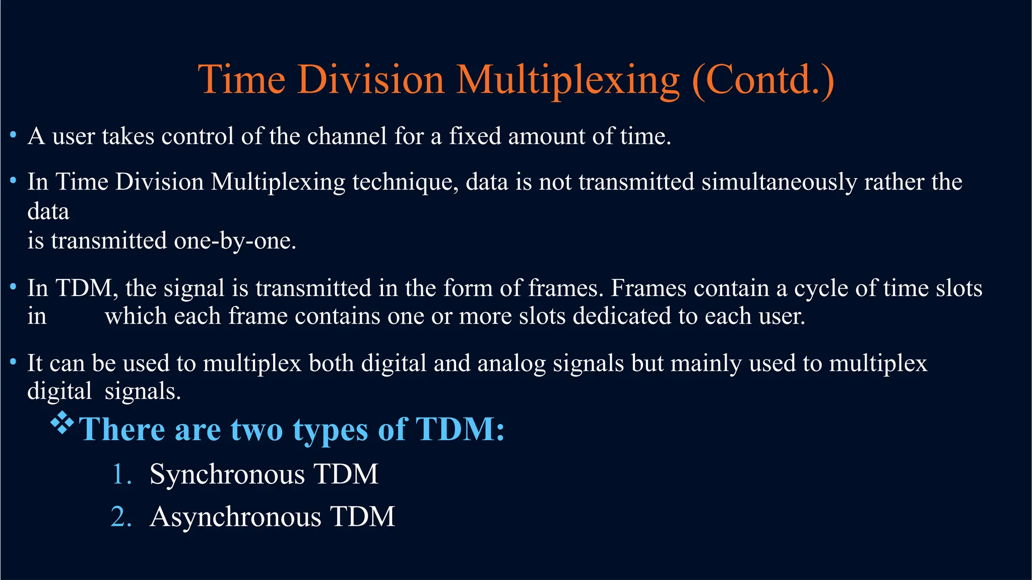 multiplexing for computer networks syllabus | PPTX