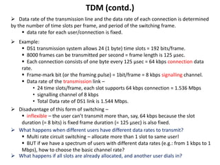 Introduction to multiplexing, packet switching.pptx | Computer Networking | Computing