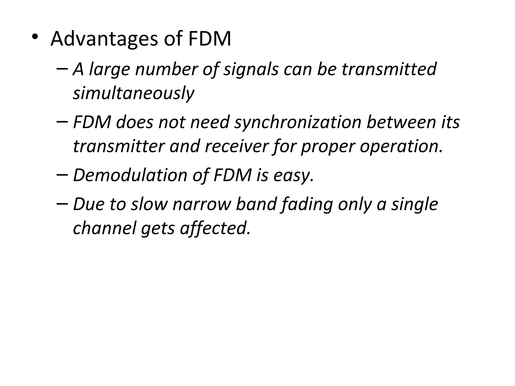 Multiplexing : FDM | PPT