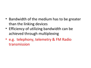 Multiplexing : FDM | PPT