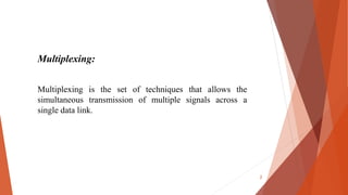 Multiplexing in communication networking | PPTX