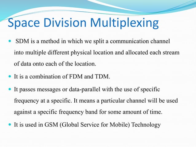 Multiplexing in mobile computing | PPTX | Technology & Computing