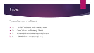 Multiplexing & types | PPT