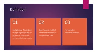 Multiplexing & types | PPTX