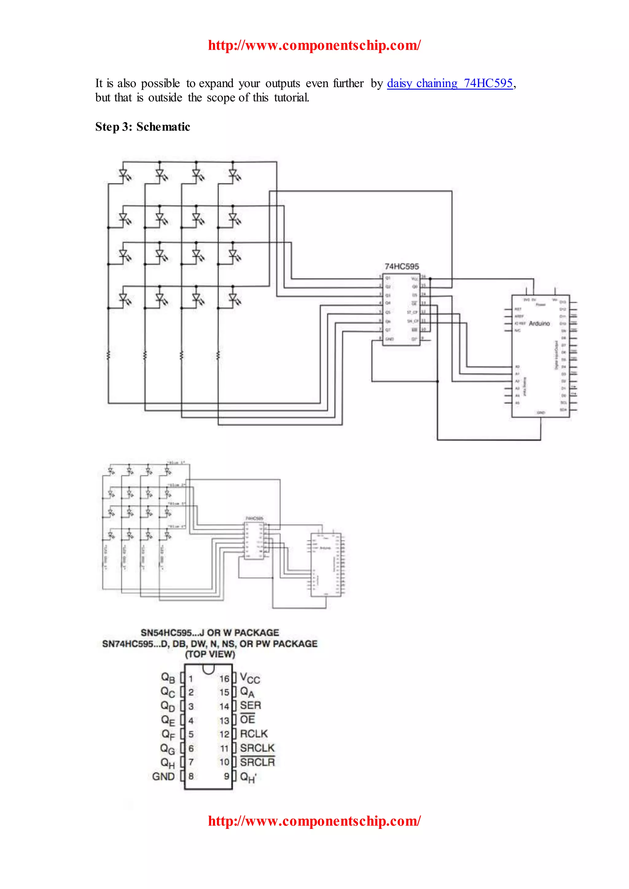 Multiplexing With Arduino And The 74hc595 Pdf