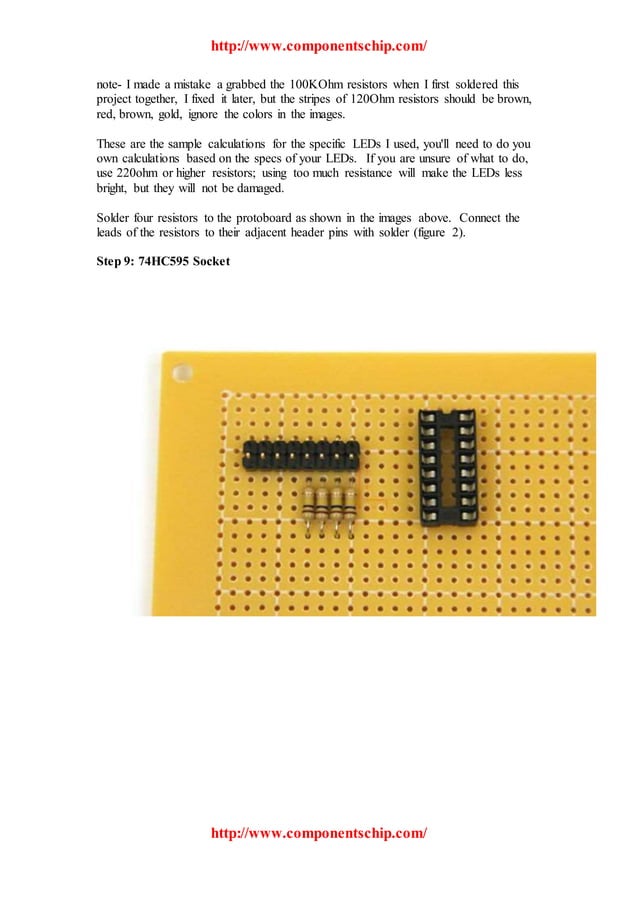 Multiplexing With Arduino and the 74HC595 | PDF