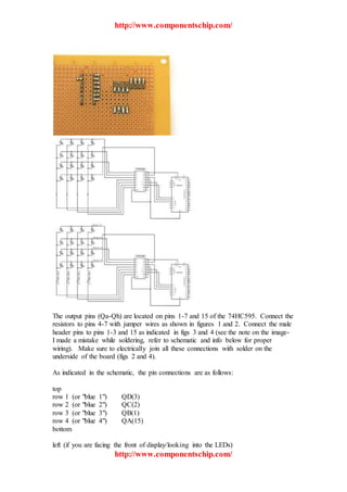 Multiplexing With Arduino and the 74HC595 | PDF