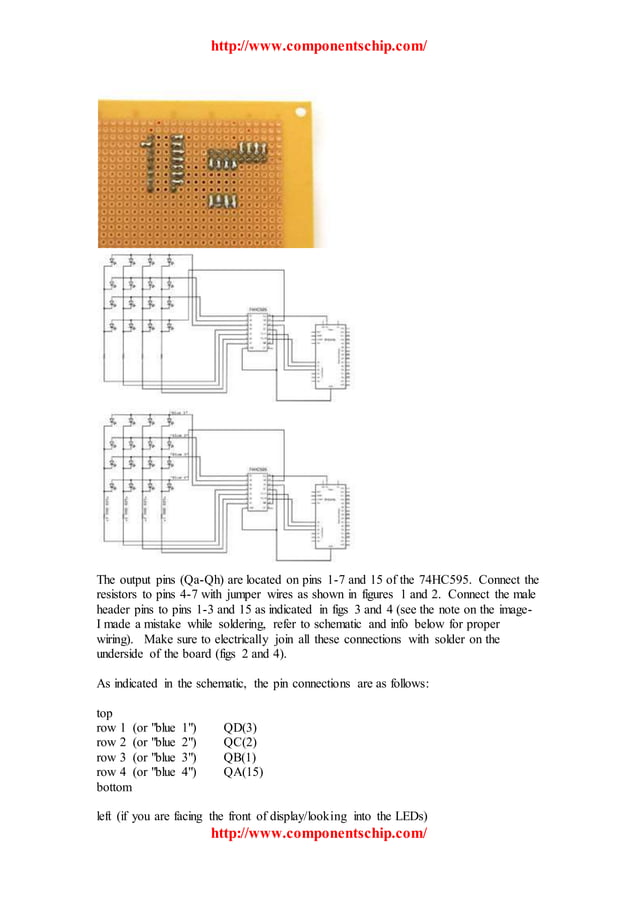 Multiplexing With Arduino and the 74HC595 | PDF