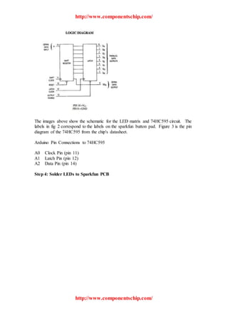 Multiplexing With Arduino and the 74HC595 | PDF