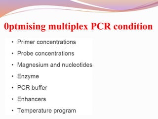 Multiplex pcr | PPTX