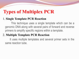 Multiplex pcr | PPT