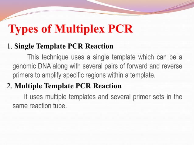 Multiplex pcr