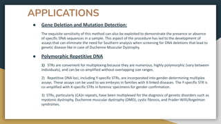 Multiplex PCR ppt , its types and their applications along with advantages and disadvantages | PDF