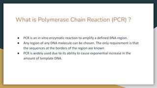 Multiplex PCR ppt , its types and their applications along with ...