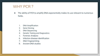 Multiplex PCR ppt , its types and their applications along with ...