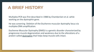 Multiplex PCR ppt , its types and their applications along with ...