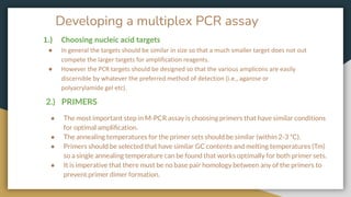 Multiplex PCR ppt , its types and their applications along with ...