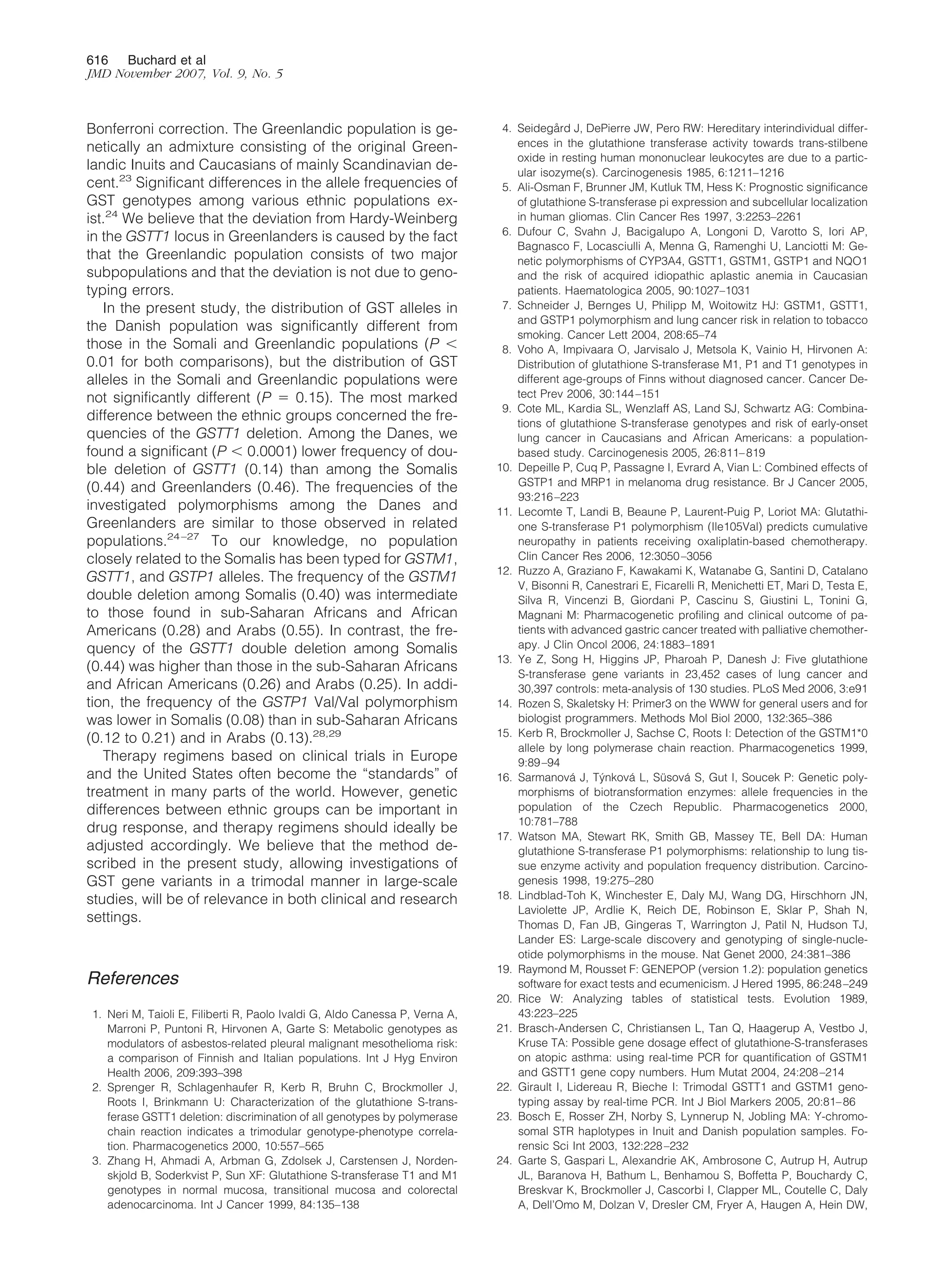 Multiplex pcr detection of gstm1, gstt1, and gstp1 gene variants | PDF