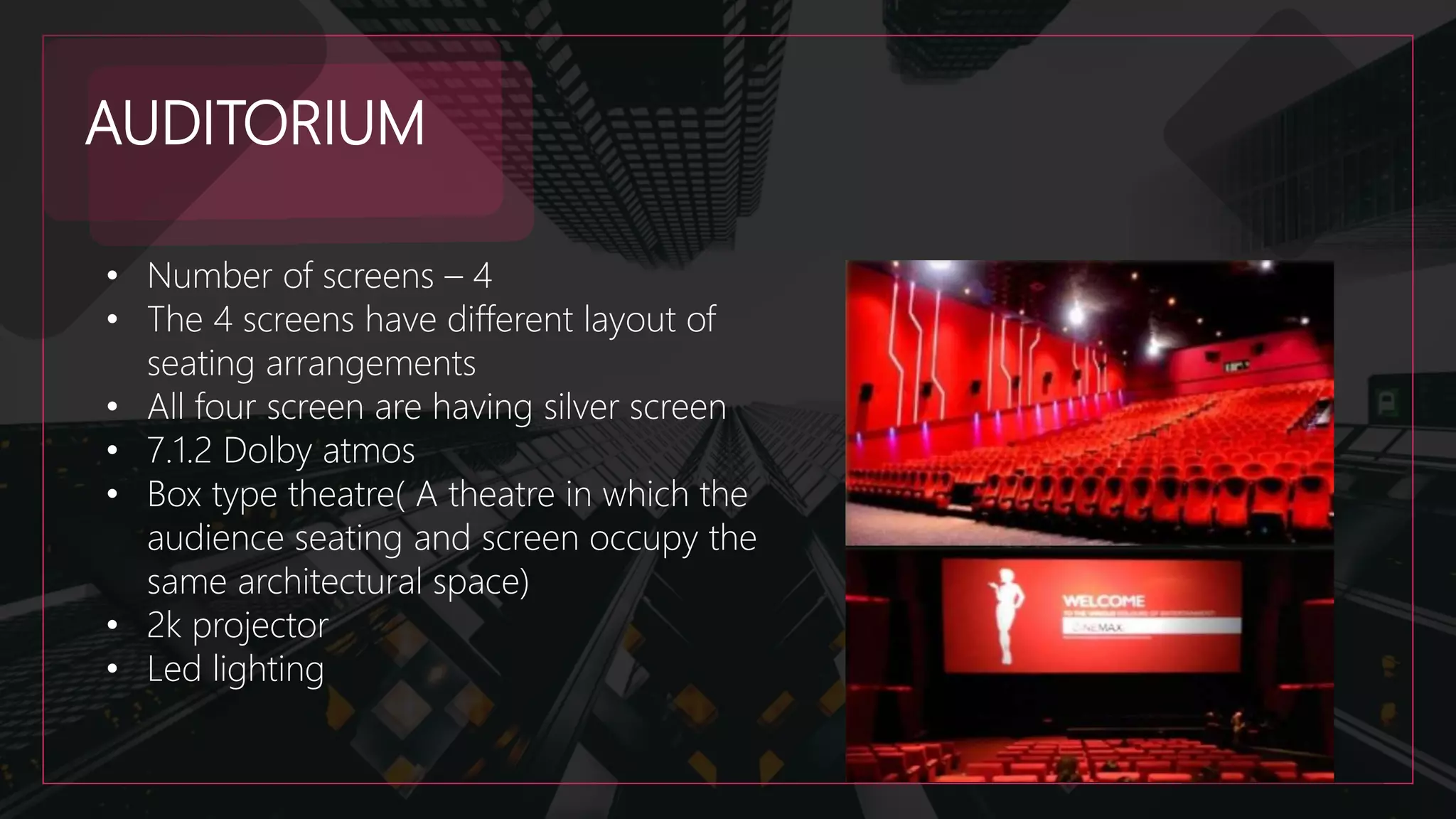 Multiplex theatre | PPTX