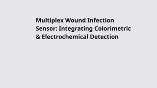 Multiplex Wound Infection Sensor Integrating Colorimetric ...