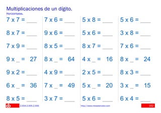 Multiplicacion segundo grado | PDF