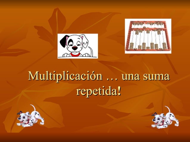 Multiplicar Mediante Suma Repetida.Ppt Gina | PPT