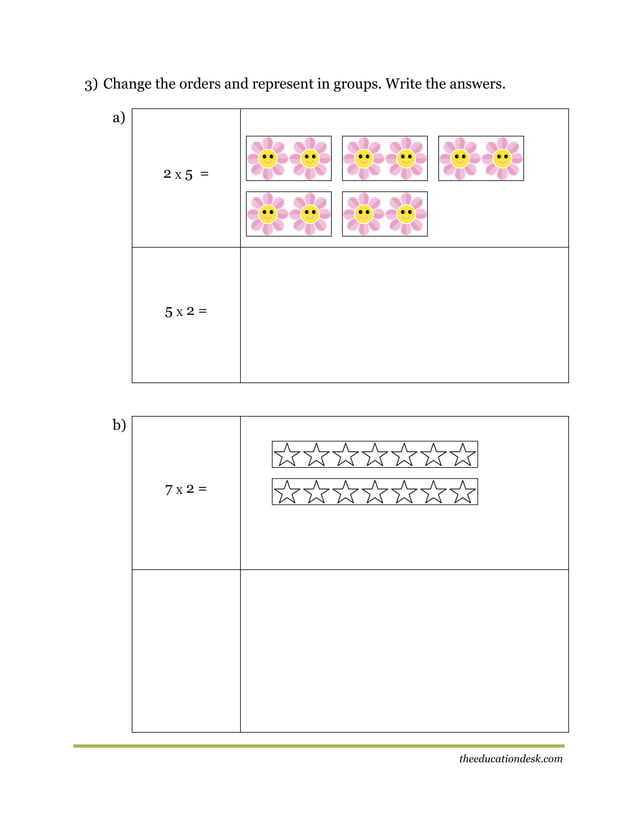 Maths: Multiplication Worksheet (CBSE Grade II ) | PDF