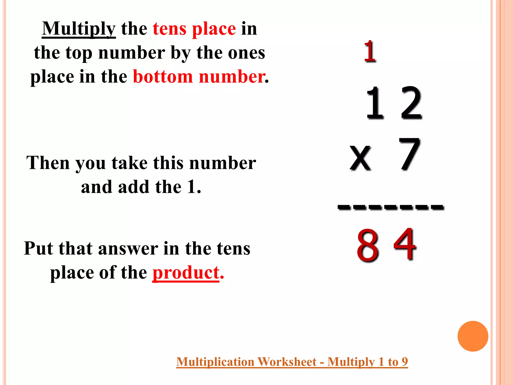 Multiplication | PPTX