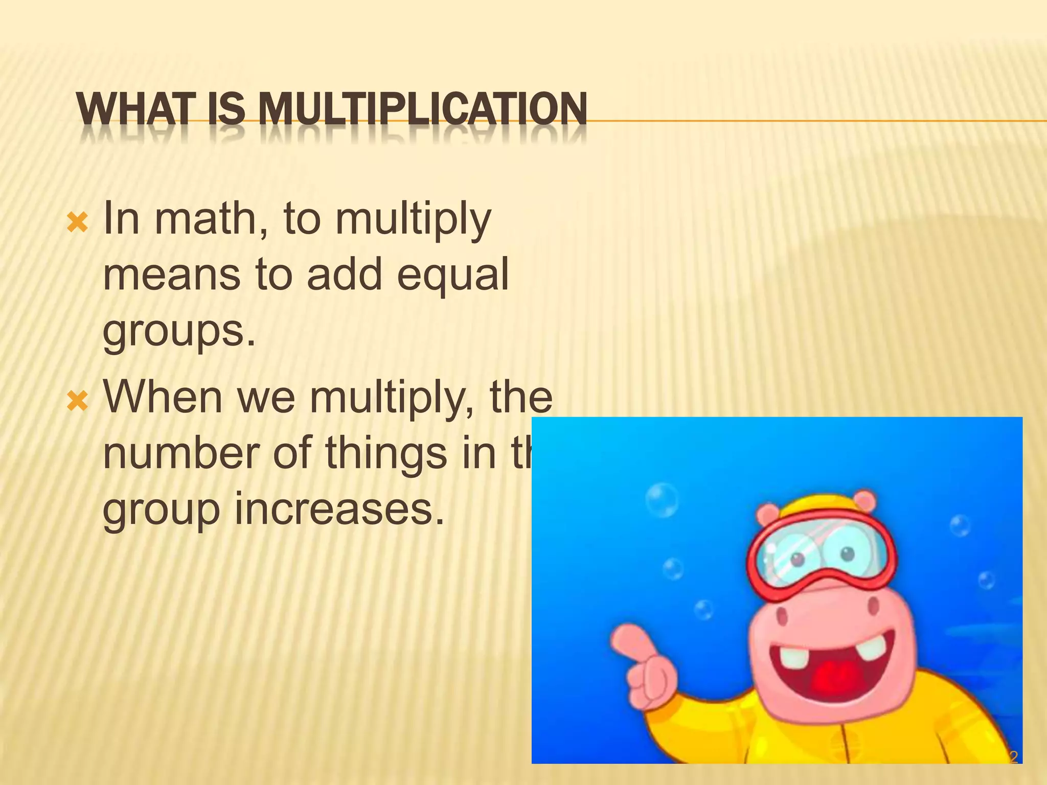 Multiplication | PPTX