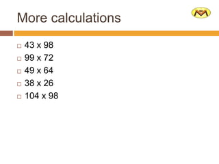 Multiplication 4 | PPTX | Science