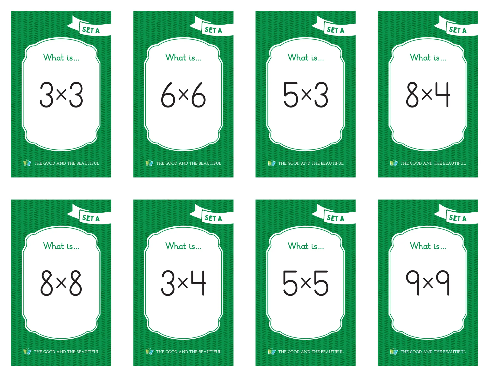Multiplication-Flashcards- exercises math | PDF