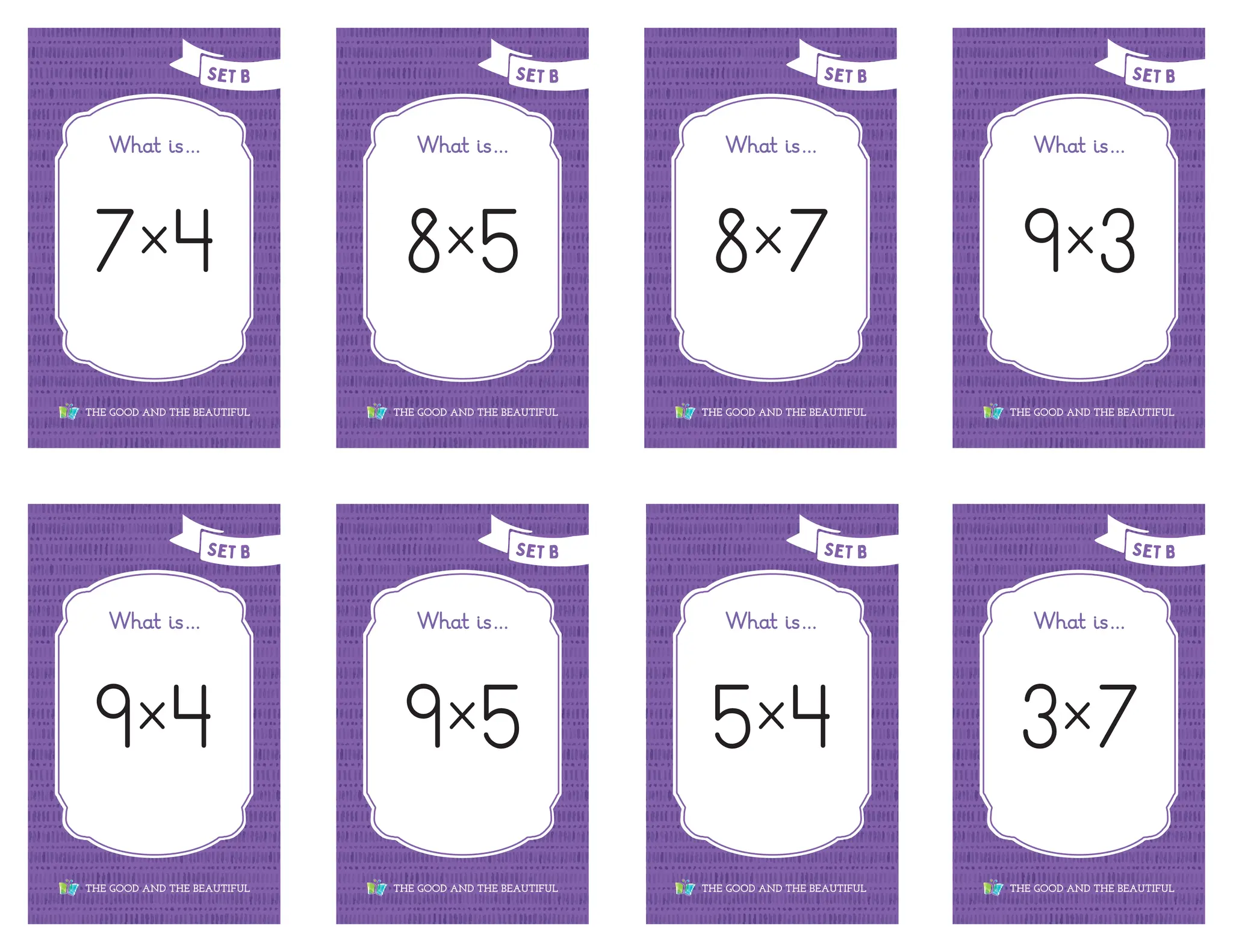 Multiplication-Flashcards- exercises math | PDF