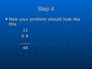 Multiplication Two Digit By One Digit | PPT