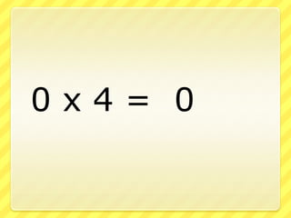 Multiplication 0s 1s | PPSX | Homework and Study | Education