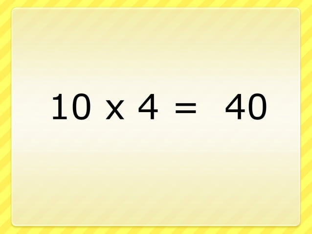 Multiplication 10s | PPT