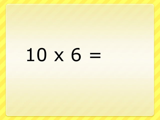 Multiplication 10s | PPT
