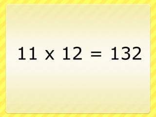 Multiplication 11s | PPT