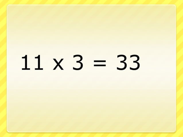 Multiplication 11s | PPSX
