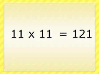Multiplication 11s | PPT