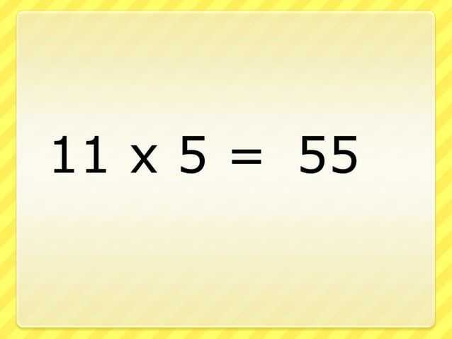 Multiplication 11s | PPSX
