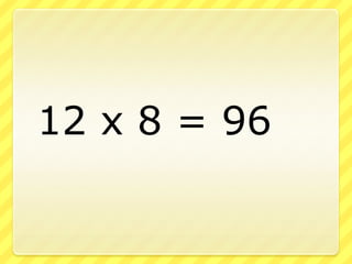 Multiplication 12s | PPSX