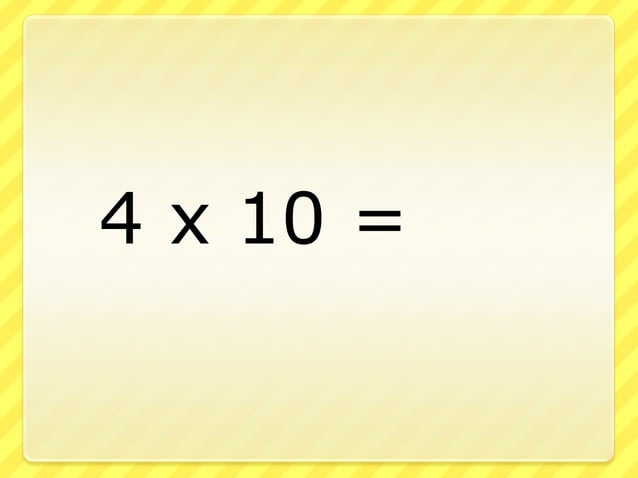 Multiplication 4s | PPT