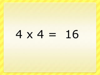 Multiplication 4s | PPT