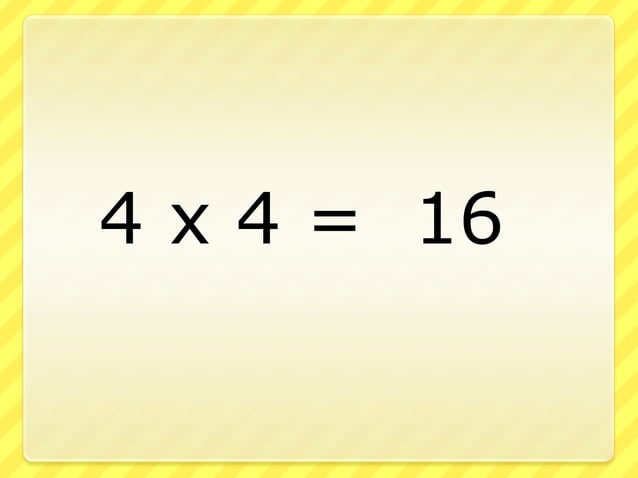 Multiplication 4s | PPT