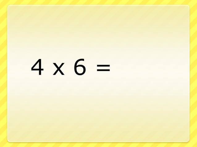 Multiplication 4s | PPT