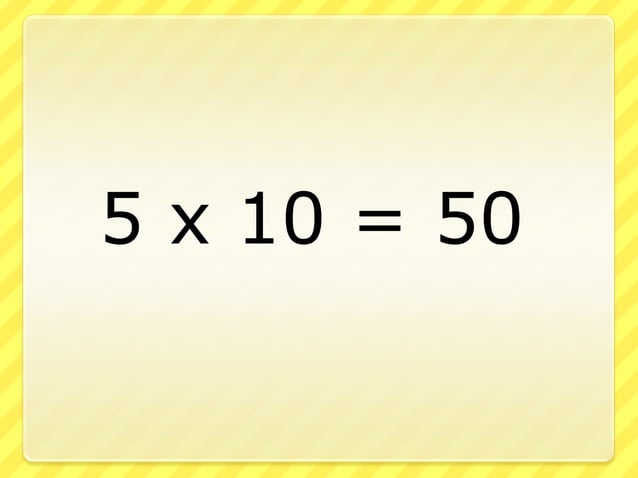 Multiplication 5s | PPT