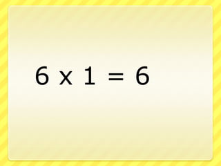 Multiplication 6s | PPT