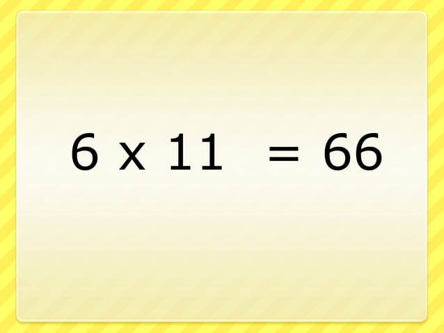 Multiplication 6s | PPT